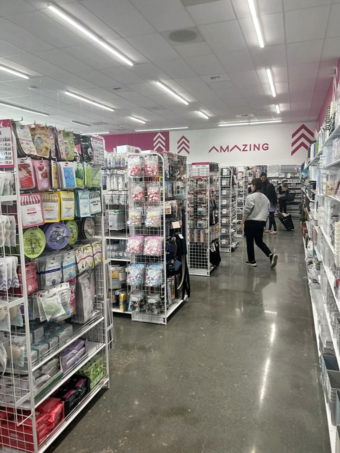 The store's clean, bright interior makes browsing a pleasure rather than a chore&mdash;unlike that cluttered garage you've been meaning to organize.