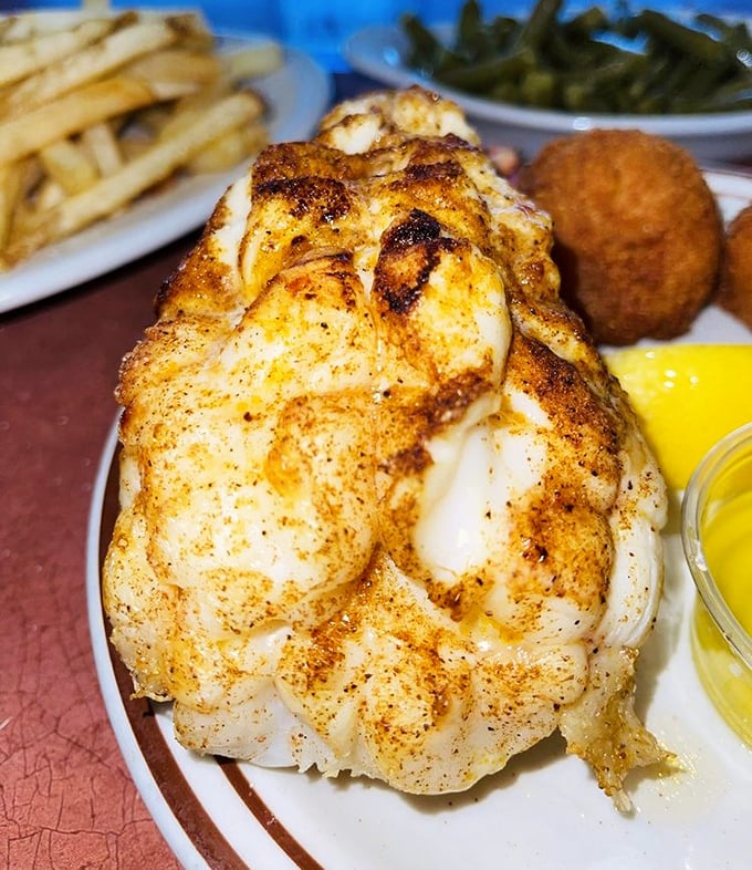 This magnificent lobster cake could start a religion. Paired with melted butter, it's a spiritual experience on a plate.