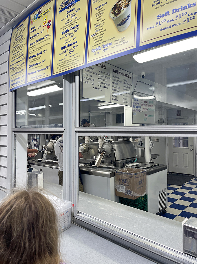 Behind the glass, the custard machines stand ready&mdash;mechanical wizards transforming simple ingredients into the stuff of sweet dreams.