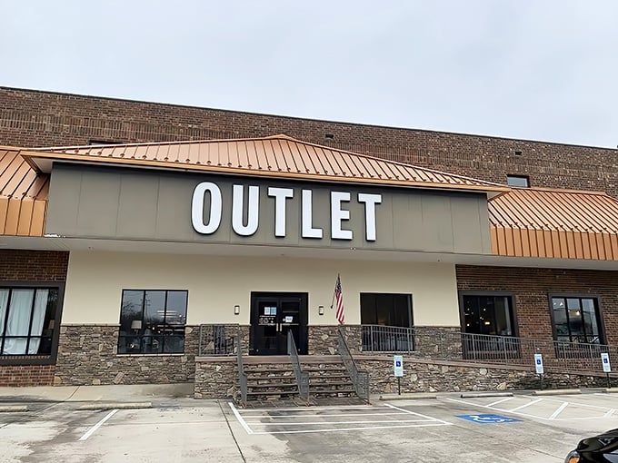 The Outlet center &ndash; where savvy shoppers find treasures at prices that won't require a second mortgage.