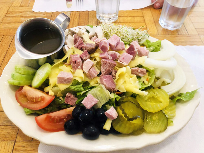 This isn't just a salad&mdash;it's evidence that Otis Caf&eacute; knows balance is important, especially when you're planning another cinnamon roll for dessert. 