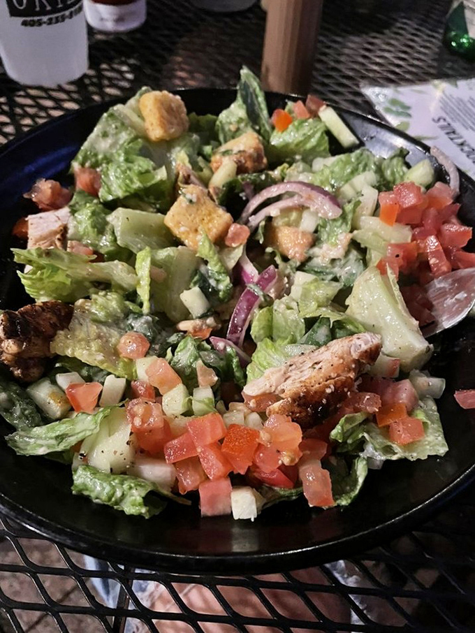 A salad that doesn't taste like punishment. Proof that eating vegetables can be a choice made from desire rather than obligation.