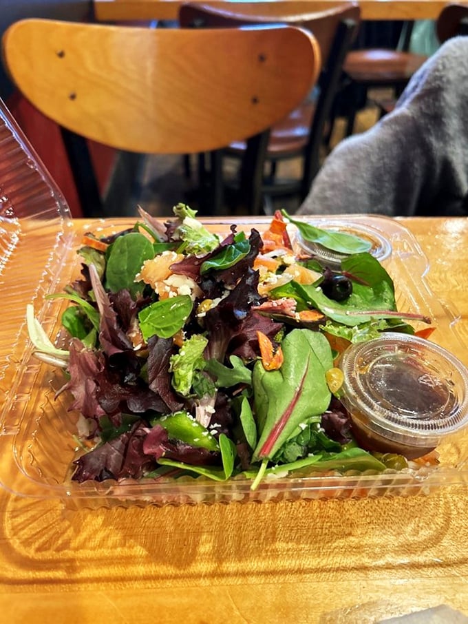 Even their salads look exceptional &ndash; a surprising plot twist at an ice cream shop that understands balance is key to justifying dessert.