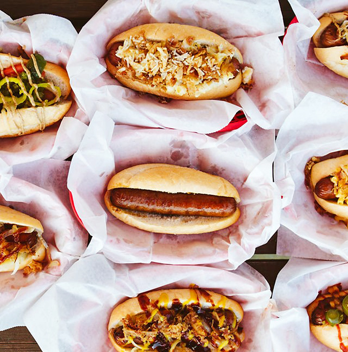 These pretzel dogs aren't just lunch; they're proof that Germans and Americans can agree on at least one thing: encased meats are better in pretzel form.