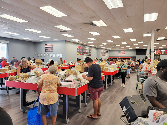 The crowd represents every demographic imaginable. Bargain hunting: the great equalizer that brings together Tampa residents from all walks of life.