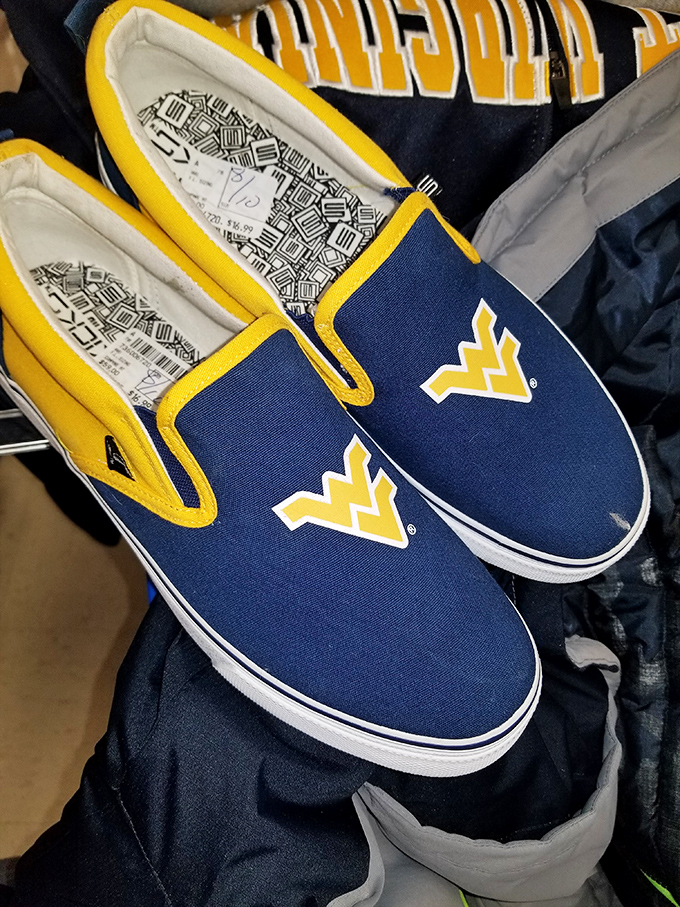 Mountaineer pride meets everyday comfort in these WVU slip-ons. School spirit for your feet that won't kick your budget.