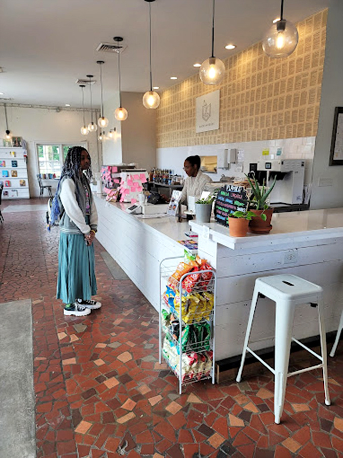 Where coffee dreams come true: the counter where baristas transform ordinary beans into extraordinary experiences.