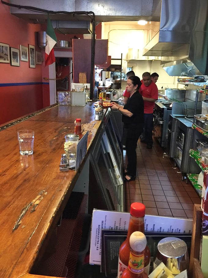 Where the culinary magic happens&mdash;the open kitchen lets you witness the care that goes into every authentic dish. No smoke and mirrors, just honest cooking.