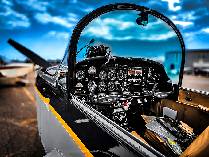 Peek inside the cockpit of a vintage aircraft and suddenly your car's dashboard seems embarrassingly simple. This control panel is aviation's answer to a concert pipe organ.