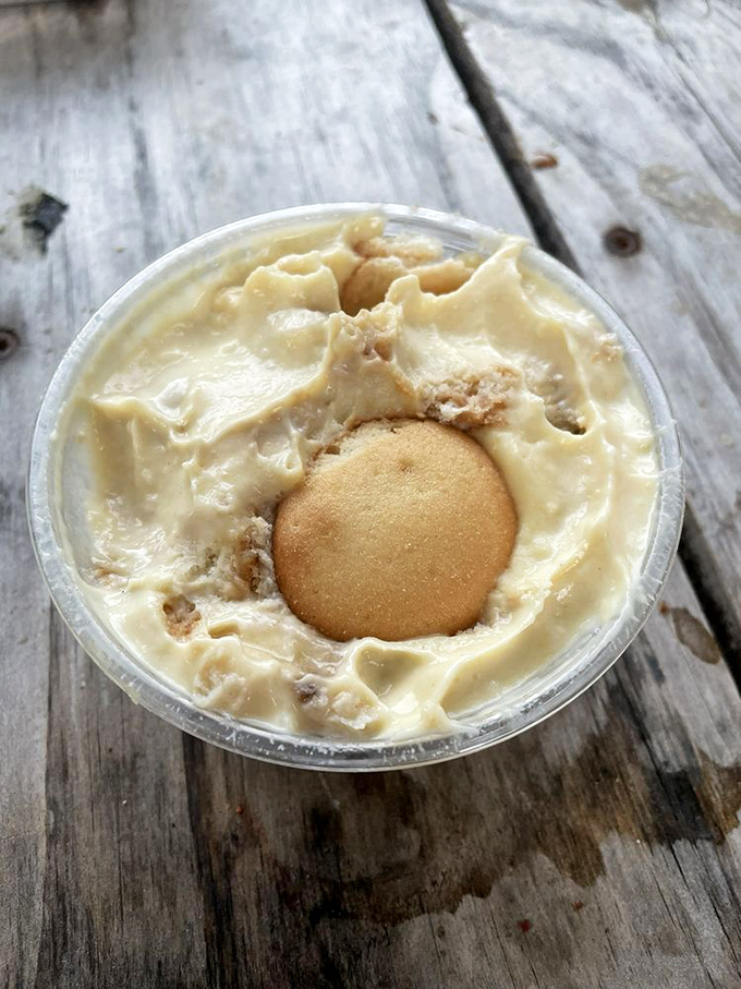 Banana pudding that makes you close your eyes when you take a bite. The vanilla wafer is just the period at the end of a perfect meal sentence.