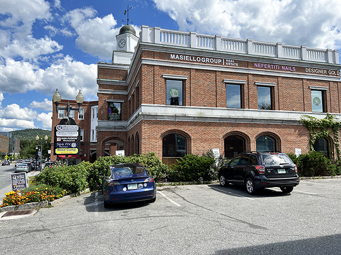 This charming brick building houses local businesses that keep Hanover humming. Where errands become excuses for unexpected conversations with neighbors.