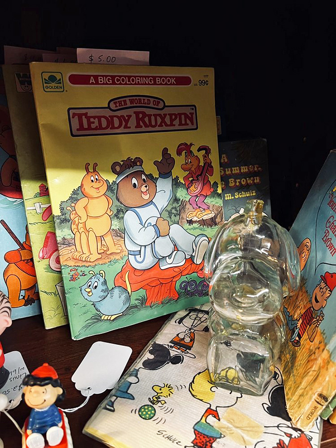 Before kids had tablets, they had Teddy Ruxpin and Charlie Brown. These vintage books and toys required imagination &ndash; batteries sold separately.