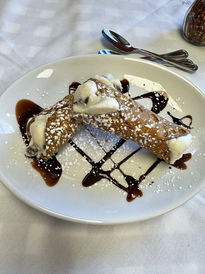 This cannoli isn't just dessert&mdash;it's the grand finale your taste buds have been waiting for all evening.
