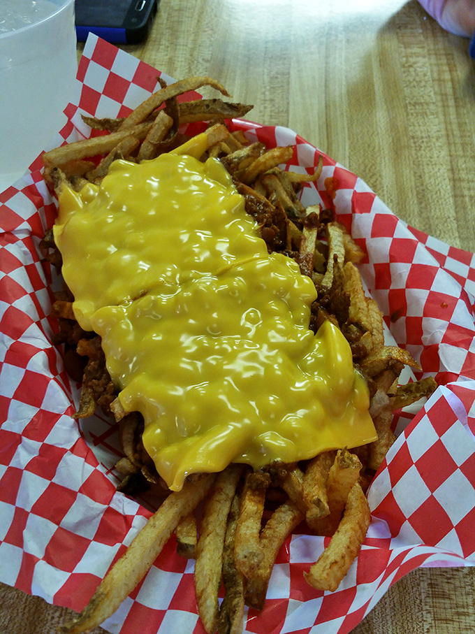 Cheese-covered fries that require no explanation, just appreciation. Not a health food, but definitely a happiness food.