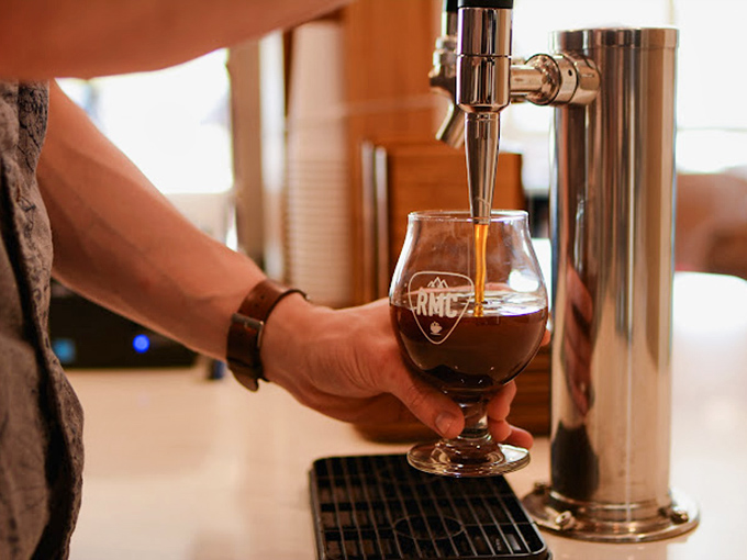 When coffee gets the craft beer treatment &ndash; a perfectly pulled glass showing that some traditions deserve modern innovation.