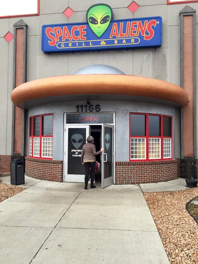 "One small step for hungry humans..." The entrance beckons visitors into a dining experience that's light-years beyond the ordinary Minnesota restaurant scene.