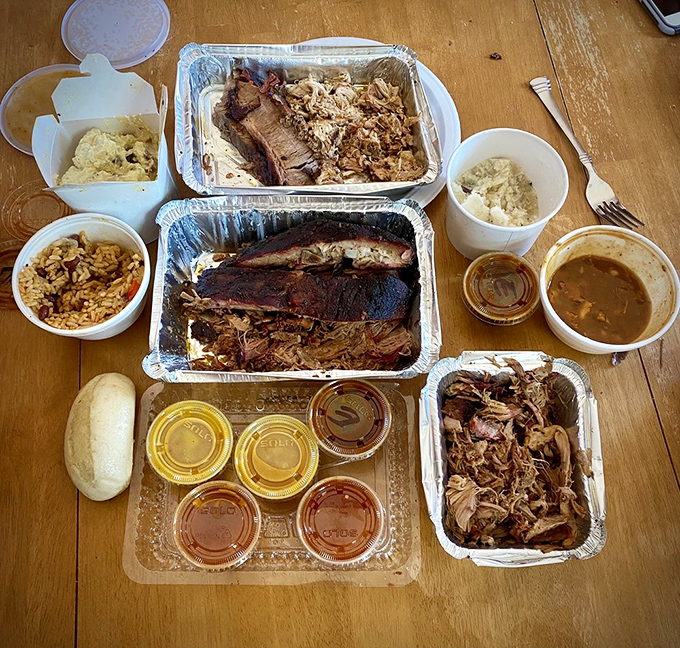 The barbecue feast that makes family gatherings memorable. This spread isn't just dinner&mdash;it's an event, a celebration, a reason to loosen your belt.