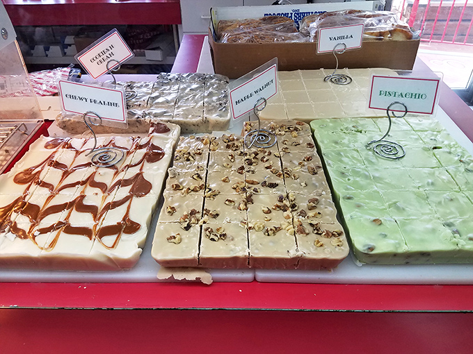 Wall's homemade fudge slabs are like edible modern art&mdash;if Picasso had worked in sugar, butter, and nuts instead of paint.