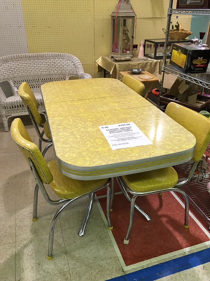 That yellow Formica table has hosted countless family dinners since the Eisenhower administration. Ready for a few more decades?