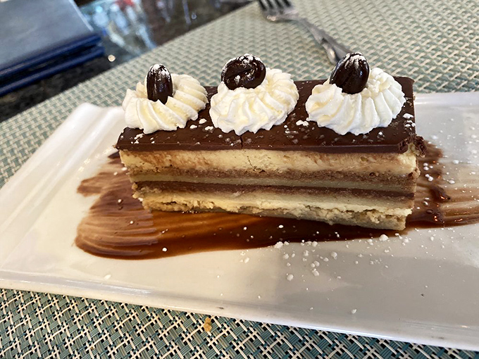This opera cake isn't just dessert&mdash;it's architecture, history, and pure indulgence layered together in a finale that makes you want to start the meal all over again.