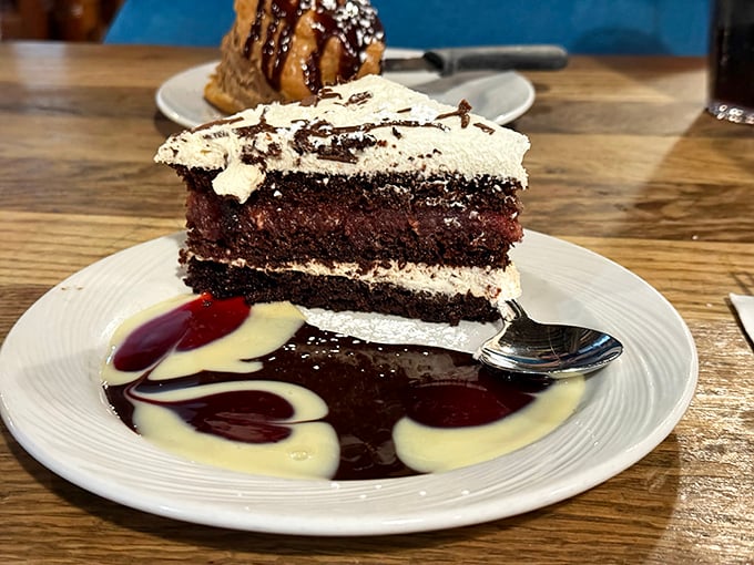 This chocolate cake isn't just dessert&mdash;it's the grand finale of your German flavor symphony, with layers conducting a perfect harmony.