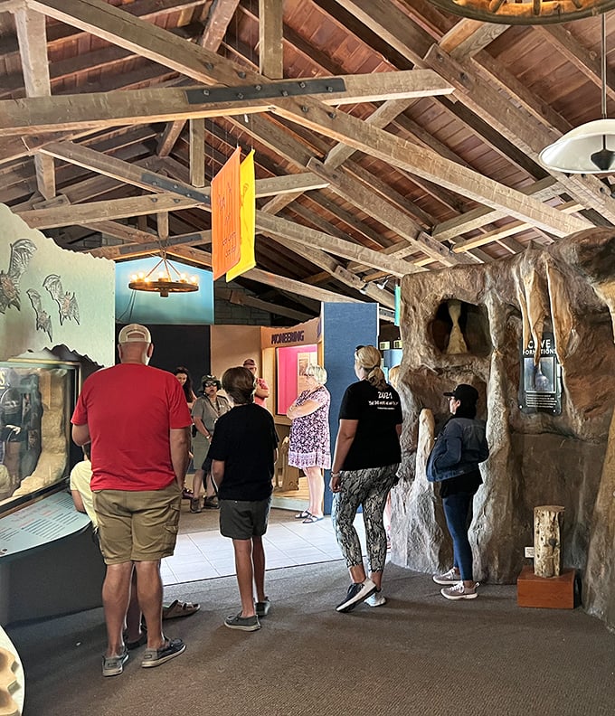 The visitor center provides context before the underground adventure begins. Knowledge makes the wonder even more wonderful.