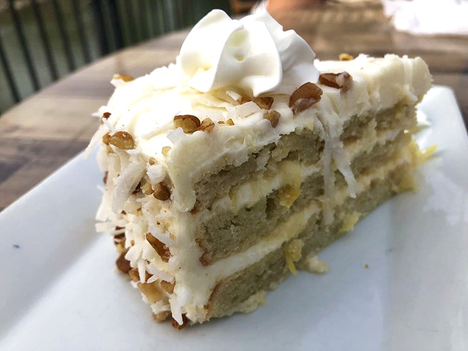 This hummingbird cake doesn't actually contain hummingbirds, but it might make you flutter with joy after just one bite.