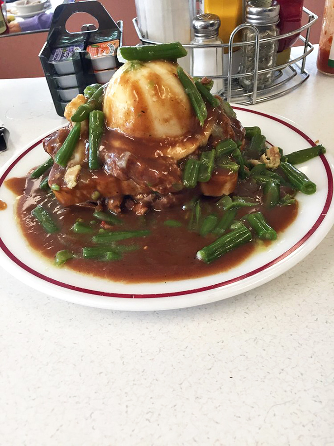 Not just meatloaf &ndash; it's a gravity-defying monument to comfort food that makes mashed potatoes feel special again.