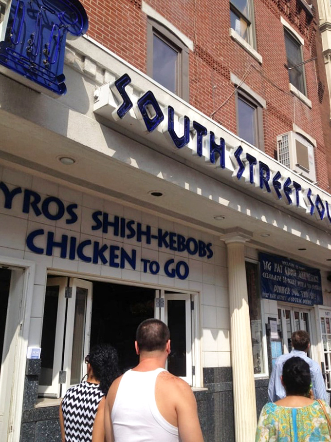 The siren call of South Street Souvlaki draws in hungry pilgrims seeking authentic Greek flavors. The line forms for good reason &ndash; gyro enlightenment awaits.