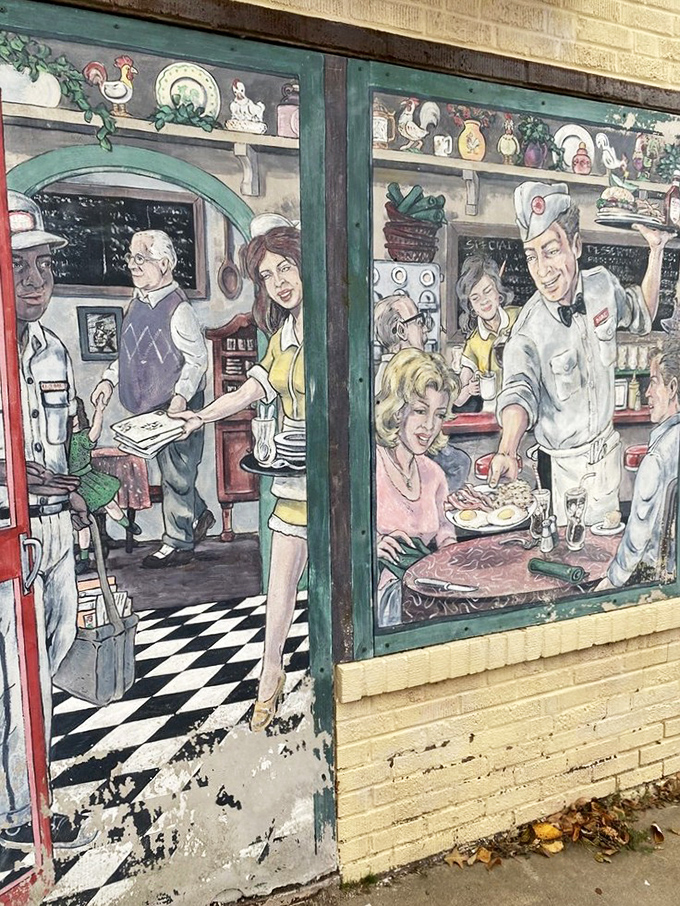 Vintage diner artwork that sets expectations high. Inside, those expectations aren't just met&mdash;they're served with extra hash browns.