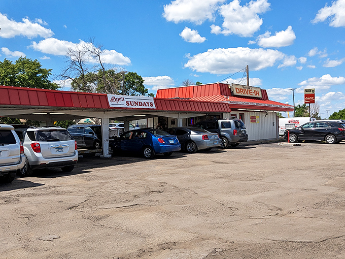 Under Minnesota's big sky, Wagner's distinctive red roof serves as a beacon for burger aficionados, with cars filling the lot as if magnetically drawn to this temple of taste.