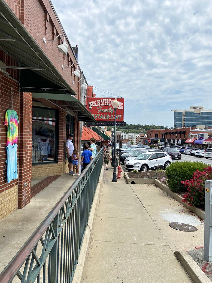 Downtown Branson's culinary gem announces itself with a classic neon sign – a beacon for hungry travelers and locals who know where real flavor lives.
