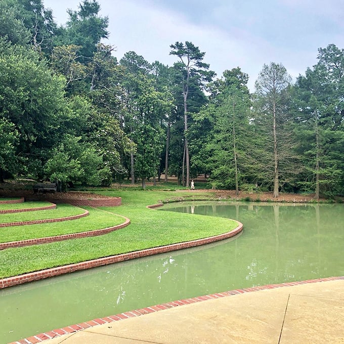 These terraced gardens and reflecting pools showcase the landscape design that made Aiken's historic estates the envy of the Gilded Age social set.