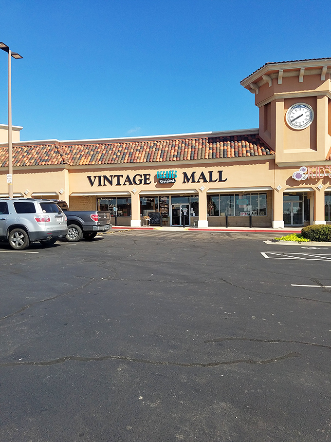 The Spanish-style architecture gives a hint of what's inside—a building with character housing objects with even more personality.