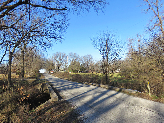 Country roads like this connect Parsons to neighboring communities, proving that scenic drives don't need to drain your gas budget to fill your soul.
