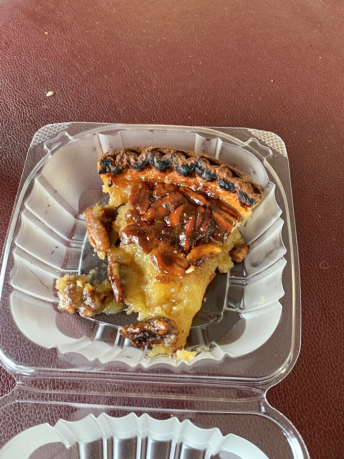 Pecan pie that strikes the perfect balance between gooey and structured. Each bite is like a sweet Southern whisper.