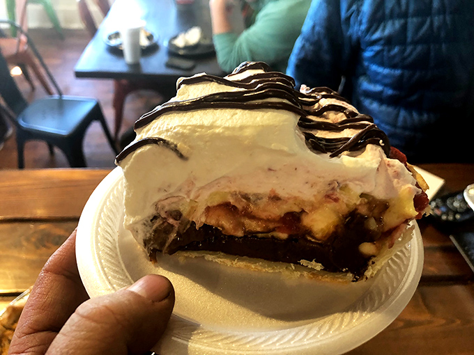 After a barbecue feast, there's somehow always room for pie. This slice looks like it could heal whatever ails you.