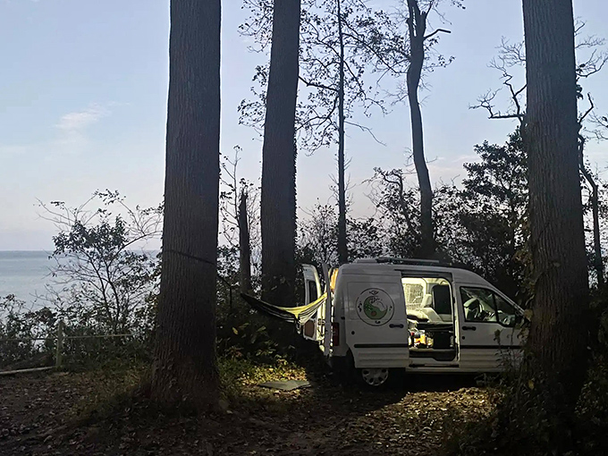 Camping with a water view&mdash;where your morning coffee comes with a side of Chesapeake Bay panorama and birdsong soundtrack.
