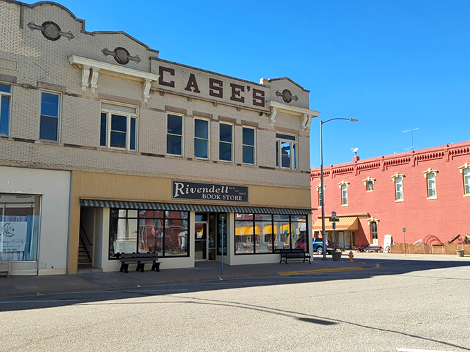 Rivendell Bookstore occupies the historic Case's building, proving that independent bookshops, like good stories, have staying power in the digital age.