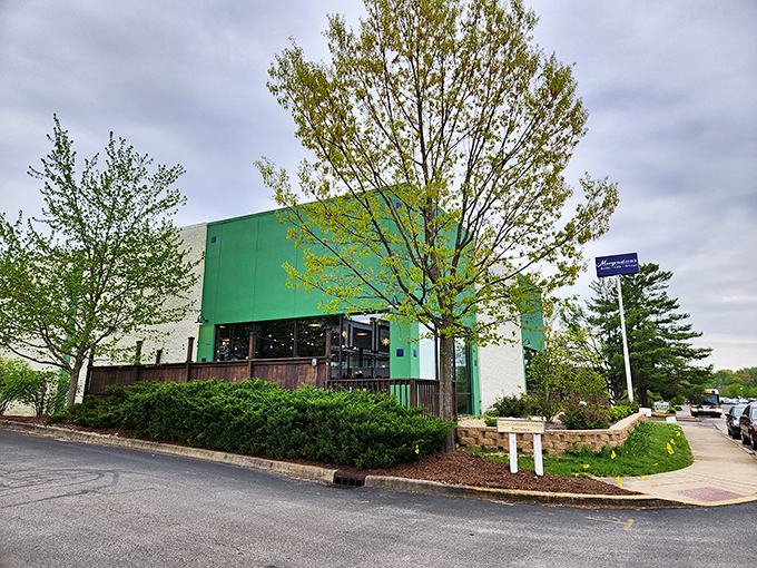 Even from the outside, the building's design hints at the vibrant community space waiting within&mdash;a true Bloomington treasure.