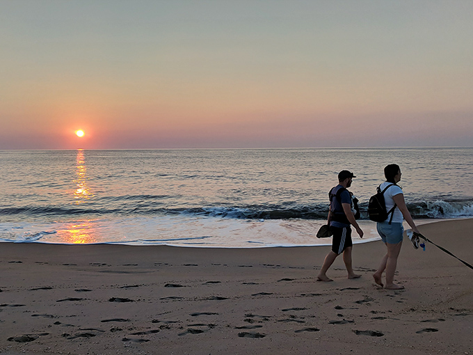The daily grand finale that never gets old. Sunset painters the sky in colors that would make Monet throw down his brushes in defeat.