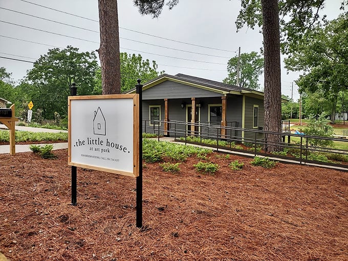 The Little House at Art Park showcases Cullman's commitment to culture on a scale that matches both the town and your retirement budget.
