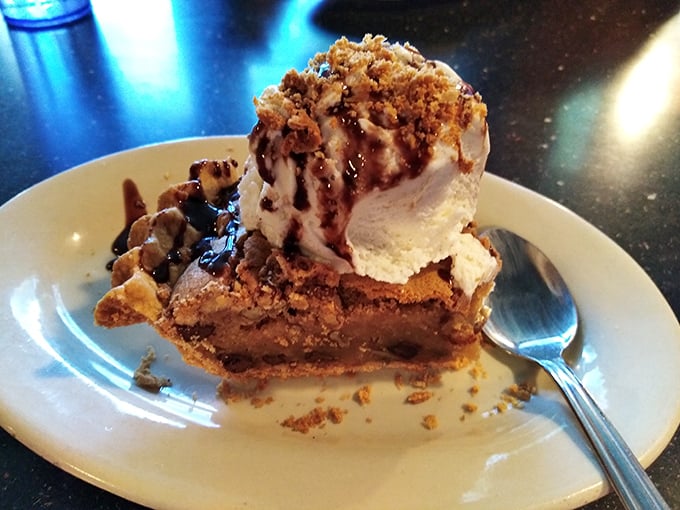 The Tollhouse Pie arrives as the grand finale&mdash;a sweet, gooey reminder that saving room for dessert is always the right decision.