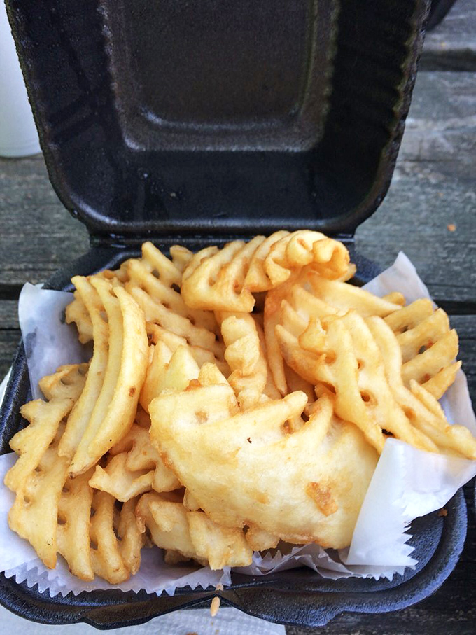 These waffle fries aren't just crispy potatoes&mdash;they're edible geometry, each ridge and valley designed to maximize flavor delivery to your waiting palate.