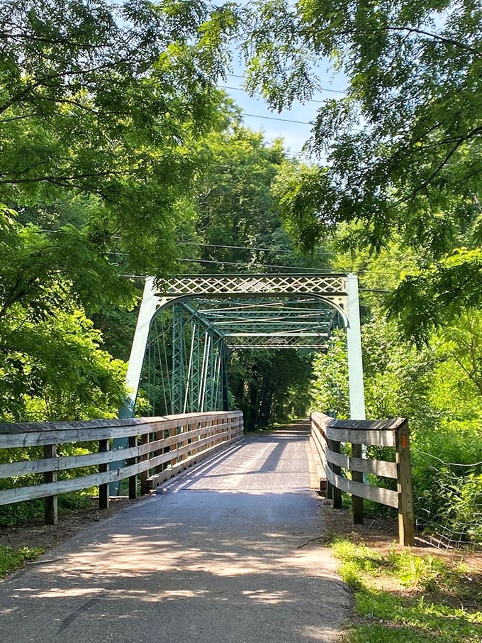 The Western Reserve Greenway invites walkers and cyclists to experience natural beauty that would be cordoned off and ticketed in more pretentious locales.