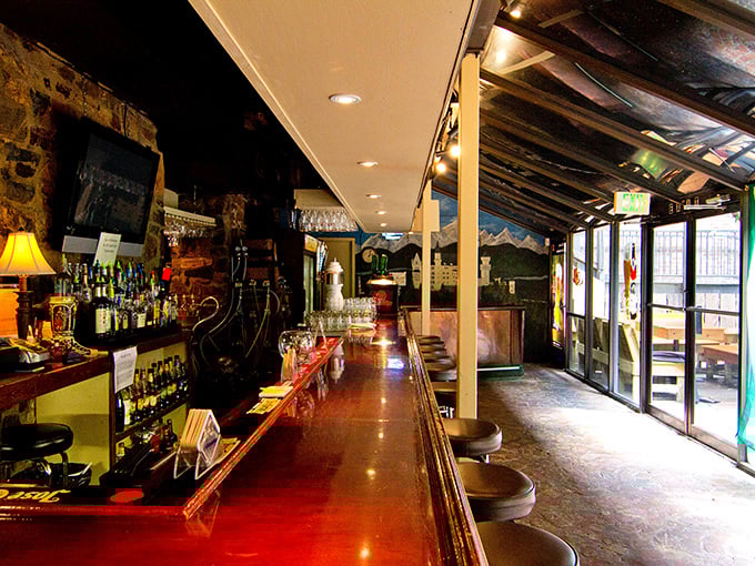 This bar isn't just serving drinks; it's dispensing liquid happiness alongside a healthy dose of German gem&uuml;tlichkeit. Pull up a stool and stay awhile.