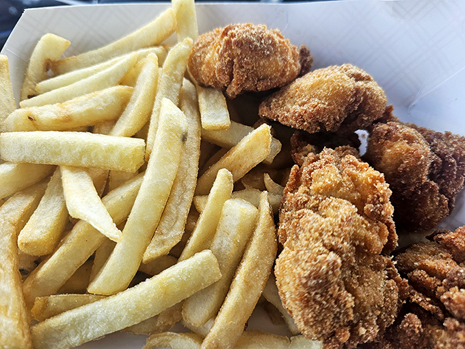 Catfish nuggets that could convert even the most dedicated seafood skeptic. Crispy outside, tender inside&mdash;the Midwest's answer to coastal cuisine.