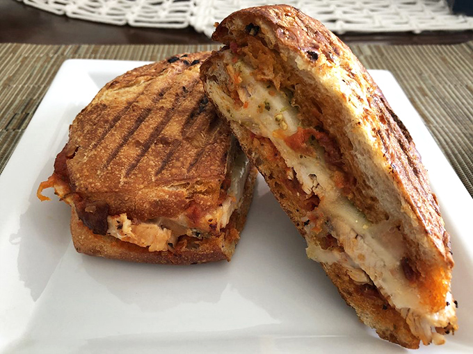 Behold the perfect panini&mdash;where bread meets grill marks in a relationship that makes Romeo and Juliet look casual.