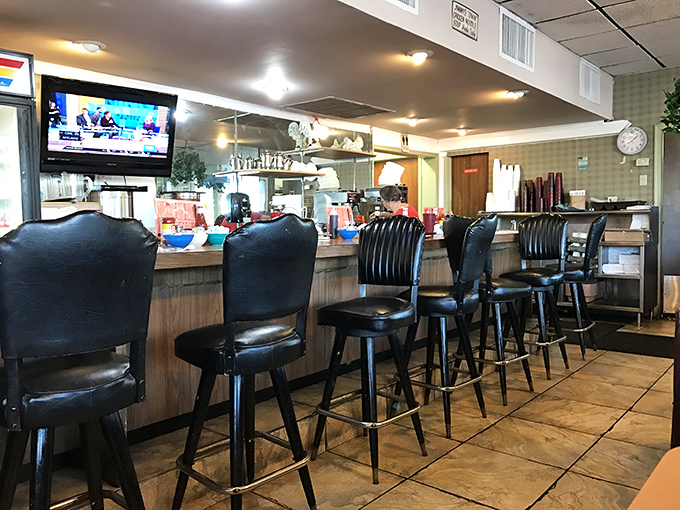 The counter at Jimmy's&mdash;where solo diners become regulars and servers remember how you take your coffee before you sit down.