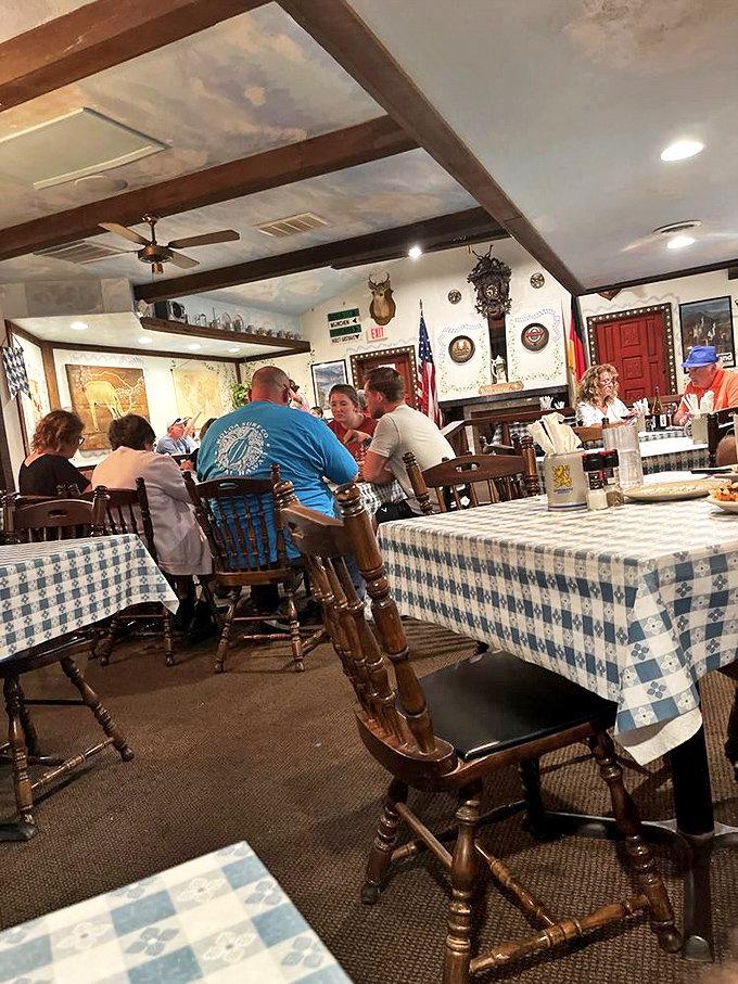 Every patron seems to be having that "this is exactly where I'm supposed to be right now" moment that only happens when food and atmosphere align perfectly.